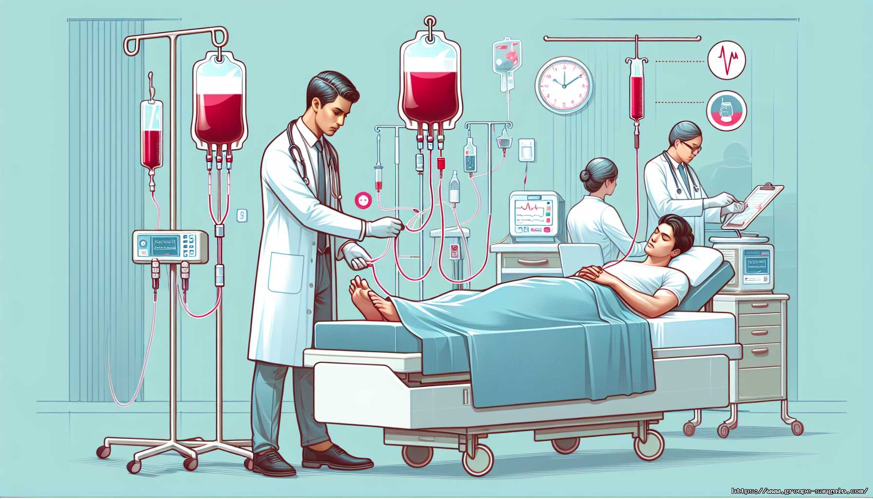 Découvrez le processus d'une transfusion sanguine