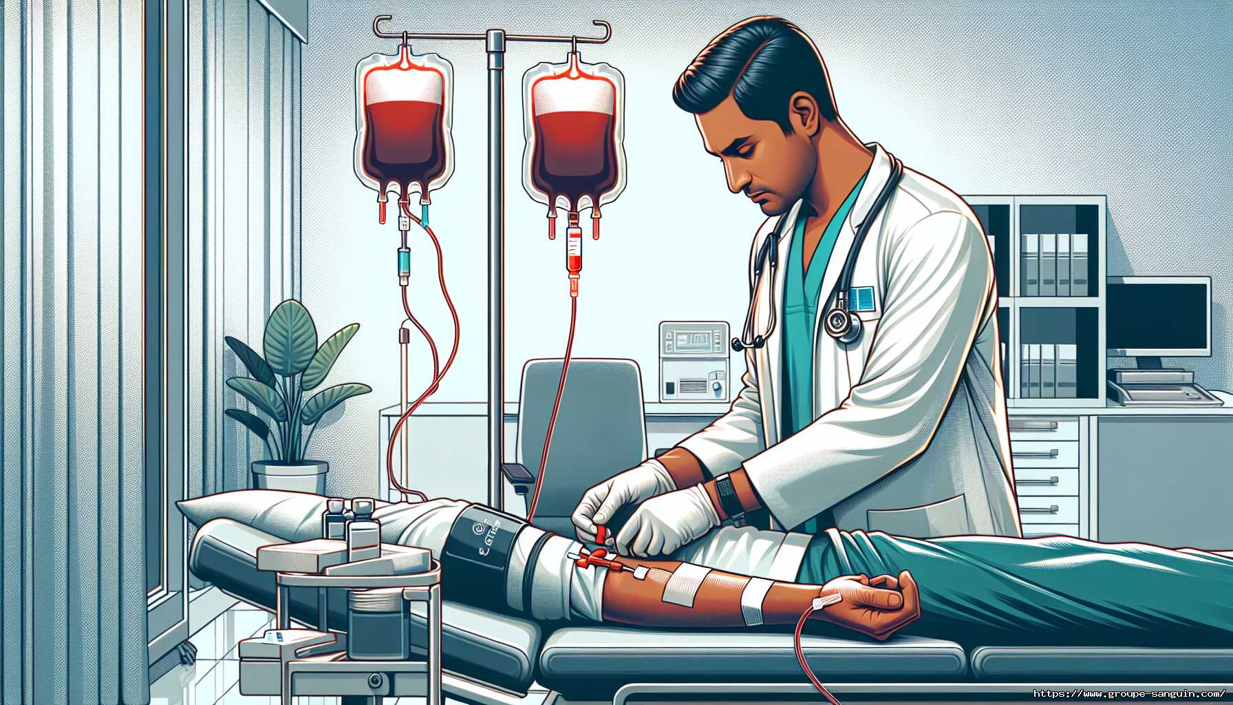 Découvrez le processus d'une transfusion sanguine