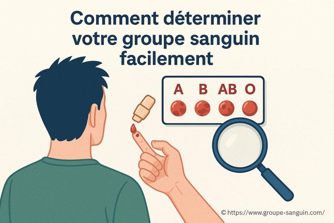 Définir son groupe sanguin : méthode simple à suivre