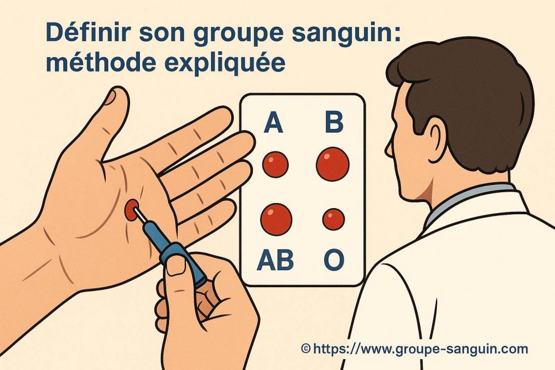Découvrez votre groupe sanguin facilement et rapidement
